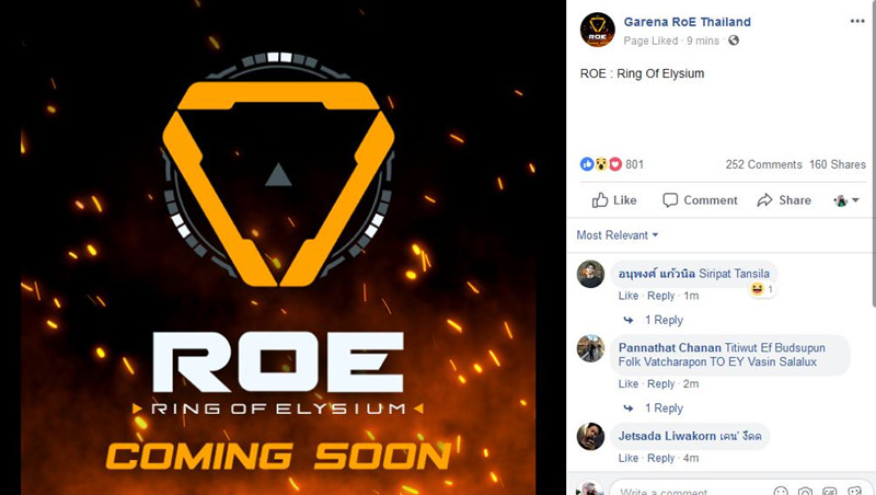 Ring of Elysium chuẩn bị trở lại với Garena RoE Thái Lan, sẵn sàng mở ...