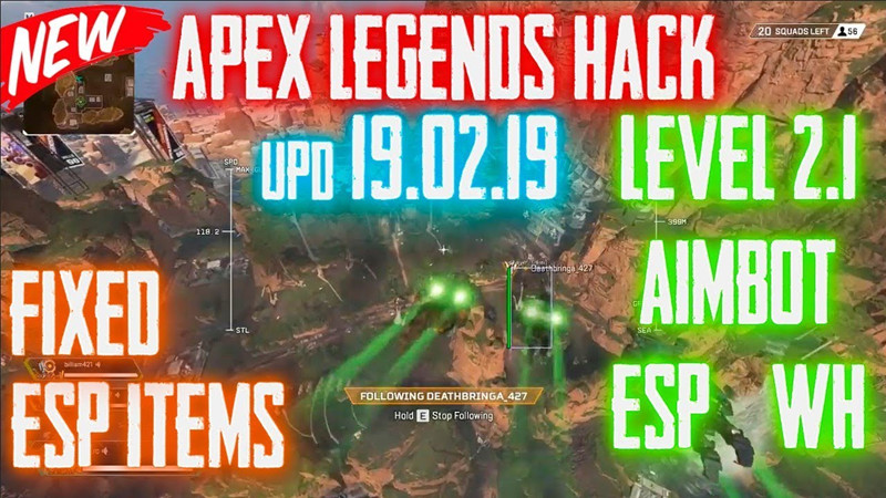 Cũng như PUBG và những tựa game nổi tiếng khác, Apex Legends toàn là Hack