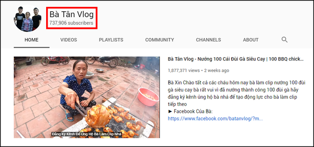 Bà Tân Vlogs và vấn nạn về việc sáng tạo nội dung Youtube tạm bợ, thiếu ...