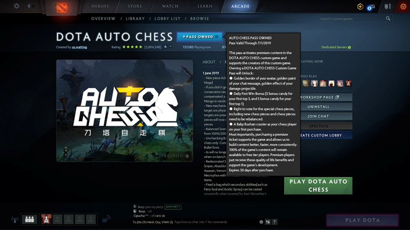 Dota Auto Chess: Hướng dẫn nạp tiền Steam Wallet mua Auto Chess Pass ...