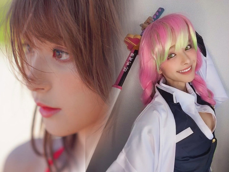 Ngắm Nhìn Thiên Thần 18 Cosplay Thành Luyến Trụ Trong Kimetsu No Yaiba Cực Quyến Rũ Và Xinh đẹp