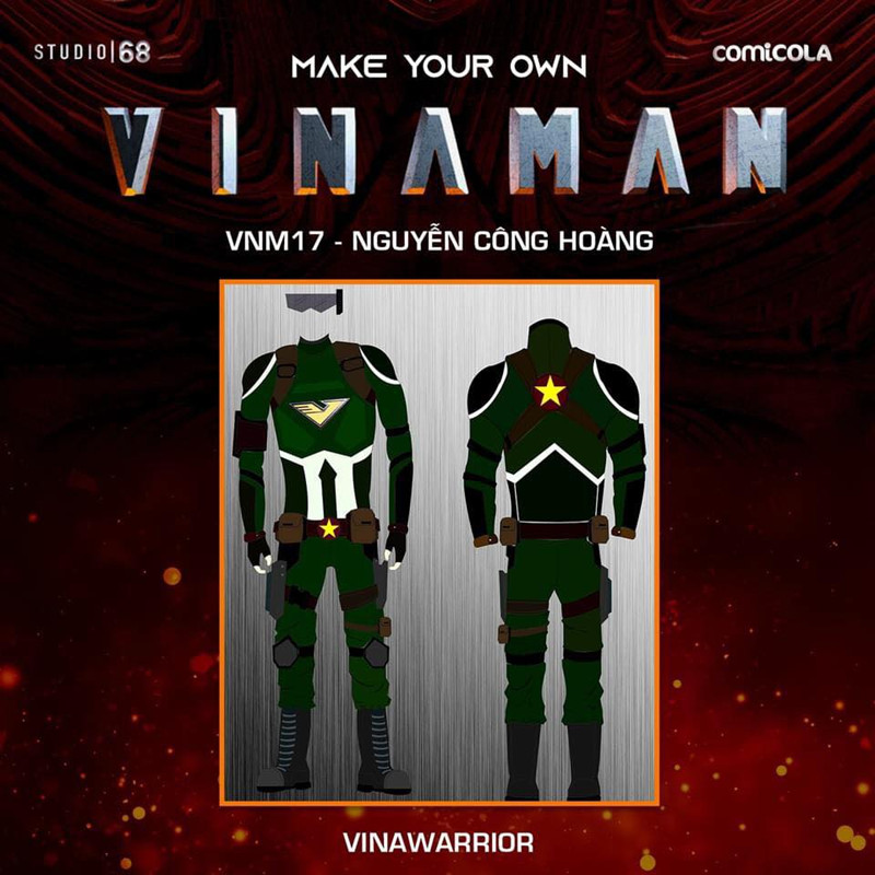 VINAMAN: Lộ diện một số thiết kế trang phục ấn tượng của siêu anh hùng ...