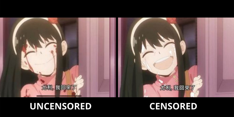 Meme Kiểm duyệt Anime và nỗi oan của người Trung Quốc