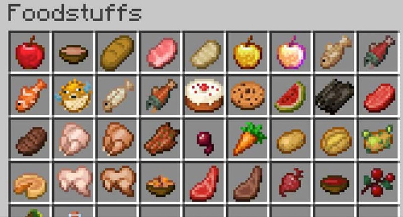 Tổng hợp 5 món ăn tốt nhất để hồi máu, trị trương trong Minecraft 1.19