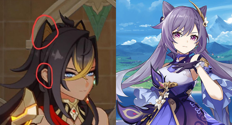 Genshin Impact: Dehya vì quá hâm mộ Keqing nên đã quyết định cosplay ...