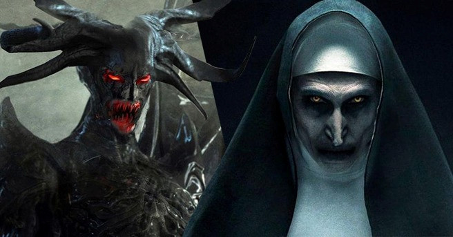 Tạo hình gốc của Valak trong The Conjuring