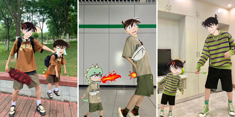 CĐM điên đảo với bộ ảnh 'cosplay' Kudo Shinichi và Edogawa Conan sống ...