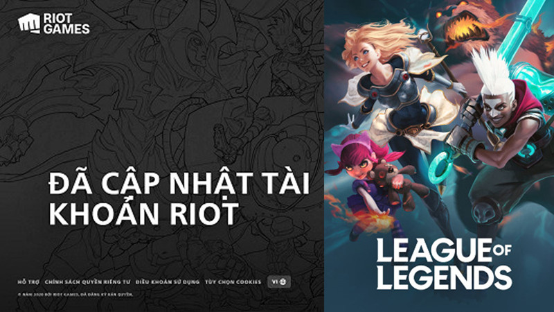 LMHT: Xuất hiện trang web chuyển đổi tài khoản từ Garena sang Riot Games