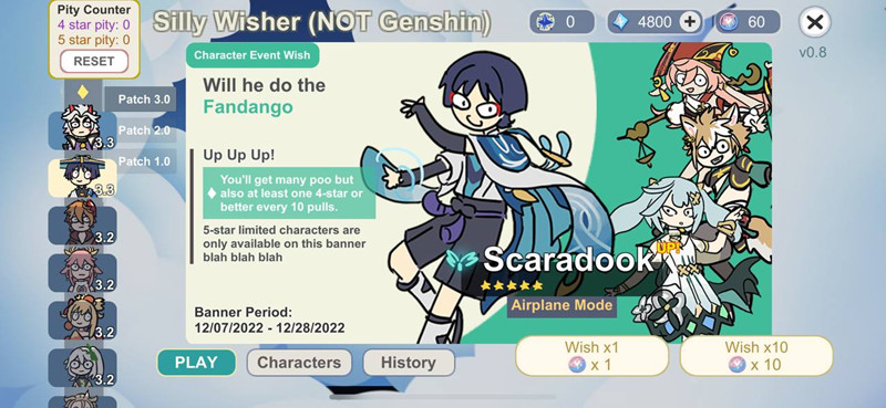 Cách tải Genshin Silly Wisher - Ứng dụng giả lập gacha Genshin Impact ...