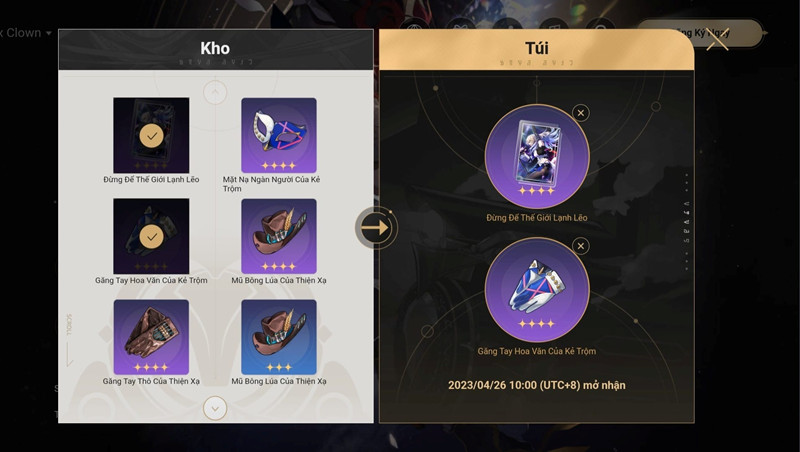 Hướng dẫn cách chọn quà có lợi nhất trong sự kiện web của Honkai Star Rail