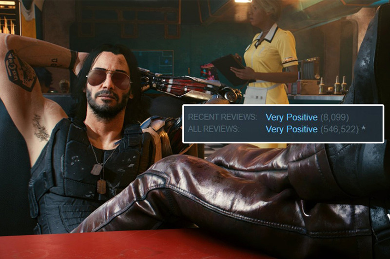Cyberpunk 2077 lần đầu tiên sau hơn 2 năm nhận được đánh giá Very Positive trên Steam
