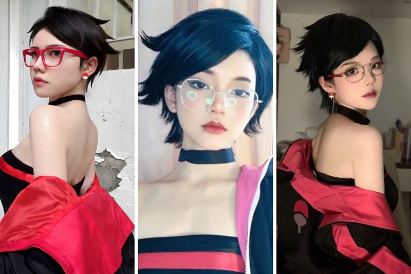 CĐM nháo nhào với loạt ảnh cosplay Sarada Boruto sau timeskip!