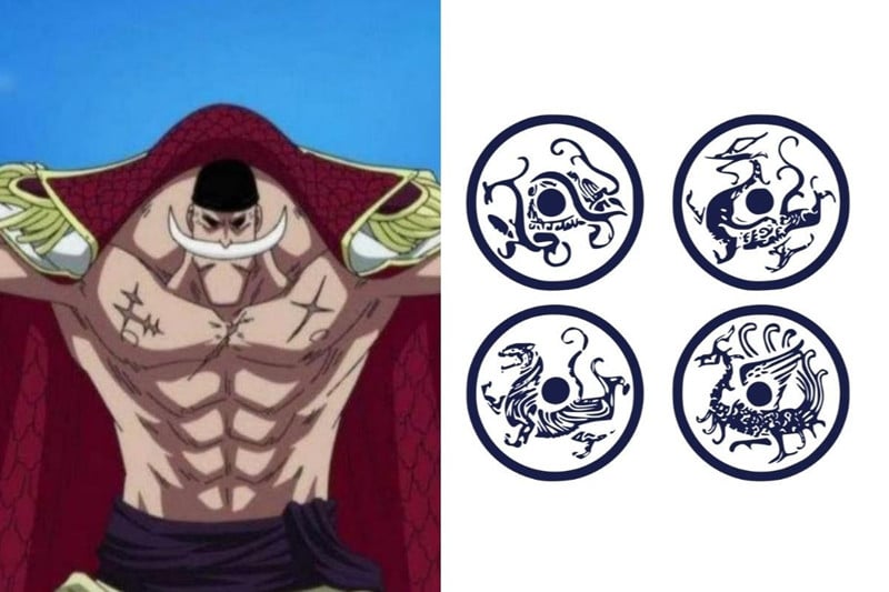 One Piece Tứ Hoàng đời đầu Dựa Trên Tứ Tượng Của Phương Đông