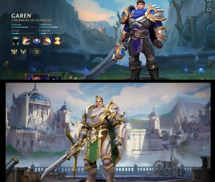 Thêm một tựa game sao chép gần như toàn bộ hình ảnh Tướng và kĩ năng ...