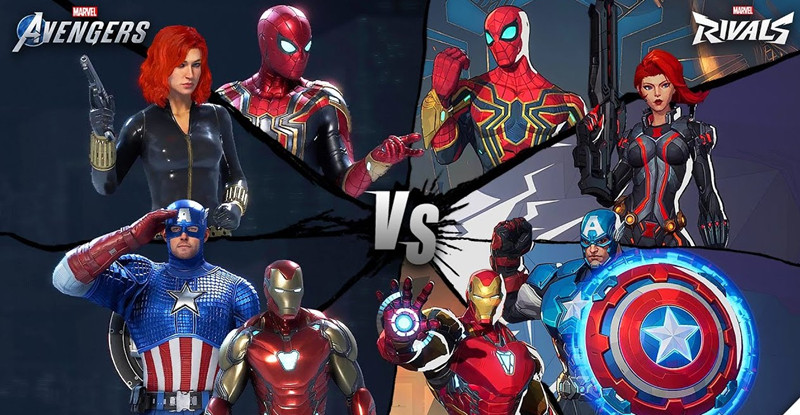Marvel Rivals vs Marvel Avengers: Sự khác biệt giữa thiết kế nhân vật ...