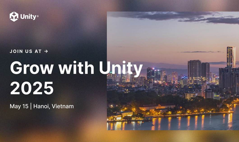 Đăng ký ngay hôm nay: Grow with Unity 2025
