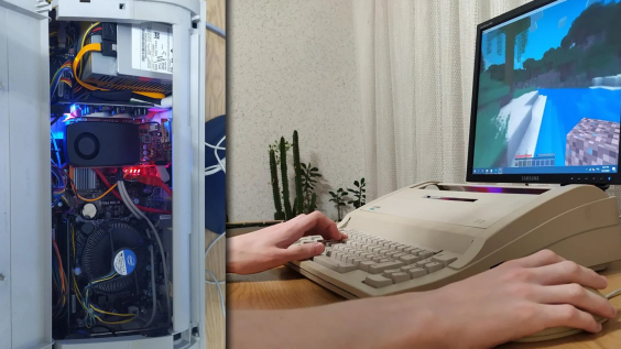 Máy đánh chữ cổ "lột xác" thành PC đầy đủ chức năng